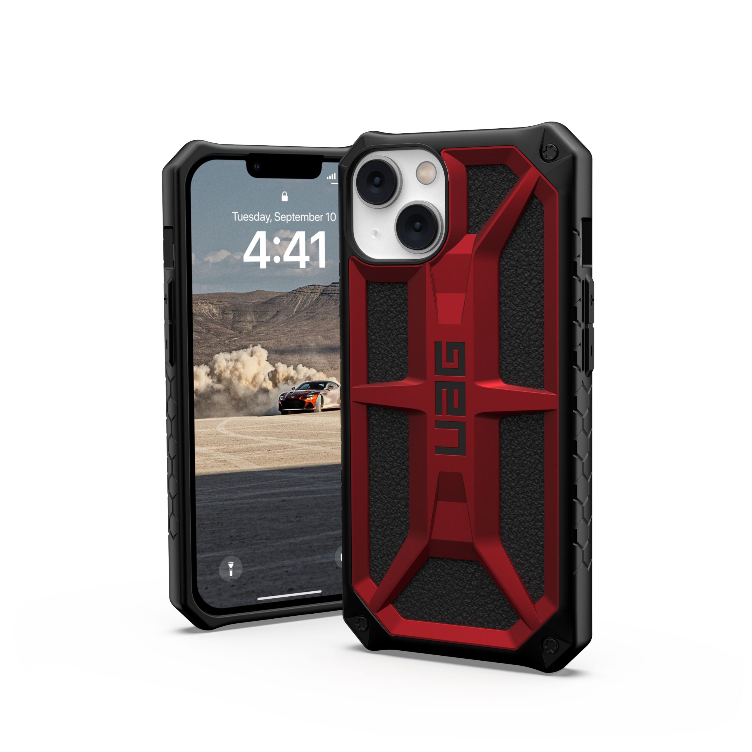 UAG รุ่น Monarch - เคส iPhone 14/13 - สี Crimson | Vgadz