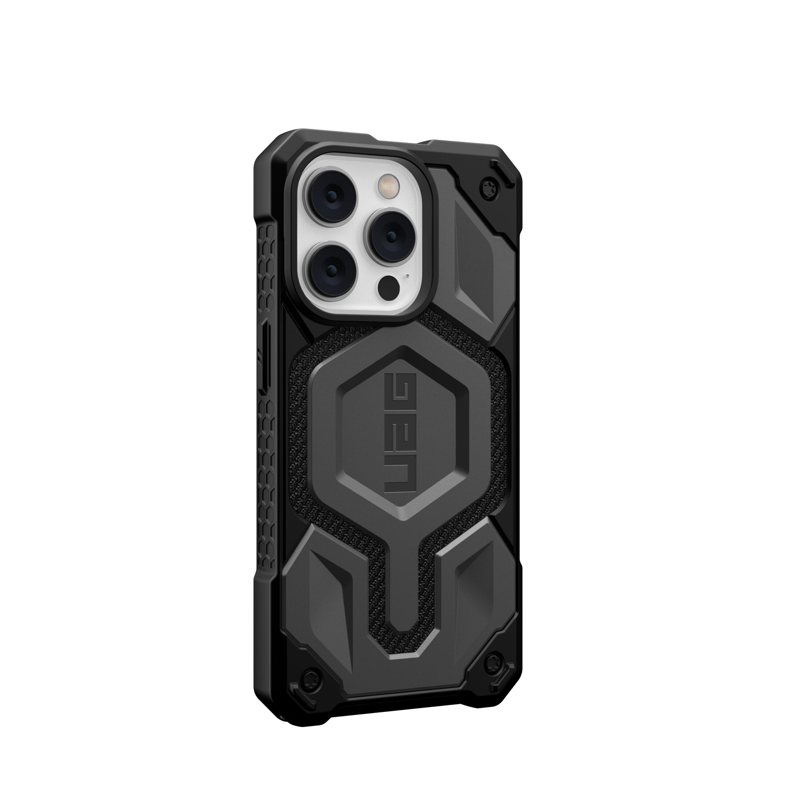 UAG รุ่น Monarch with Magsafe - เคส iPhone 14 Pro - สี Kevlar Silver ...