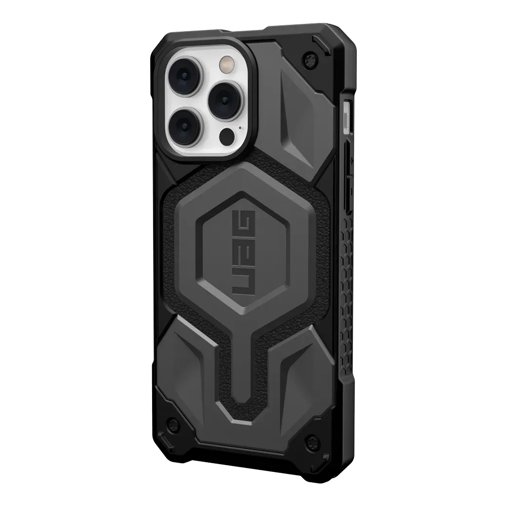 UAG รุ่น Monarch with MagSafe - เคส iPhone 14 Pro Max - สี Silver | Vgadz