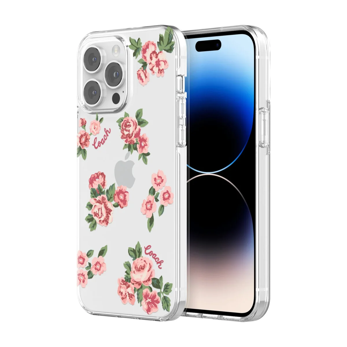 Coach รุ่น Protective Case - เคส iPhone 14 Pro Max - ลาย Punk Rose Pink | Vgadz