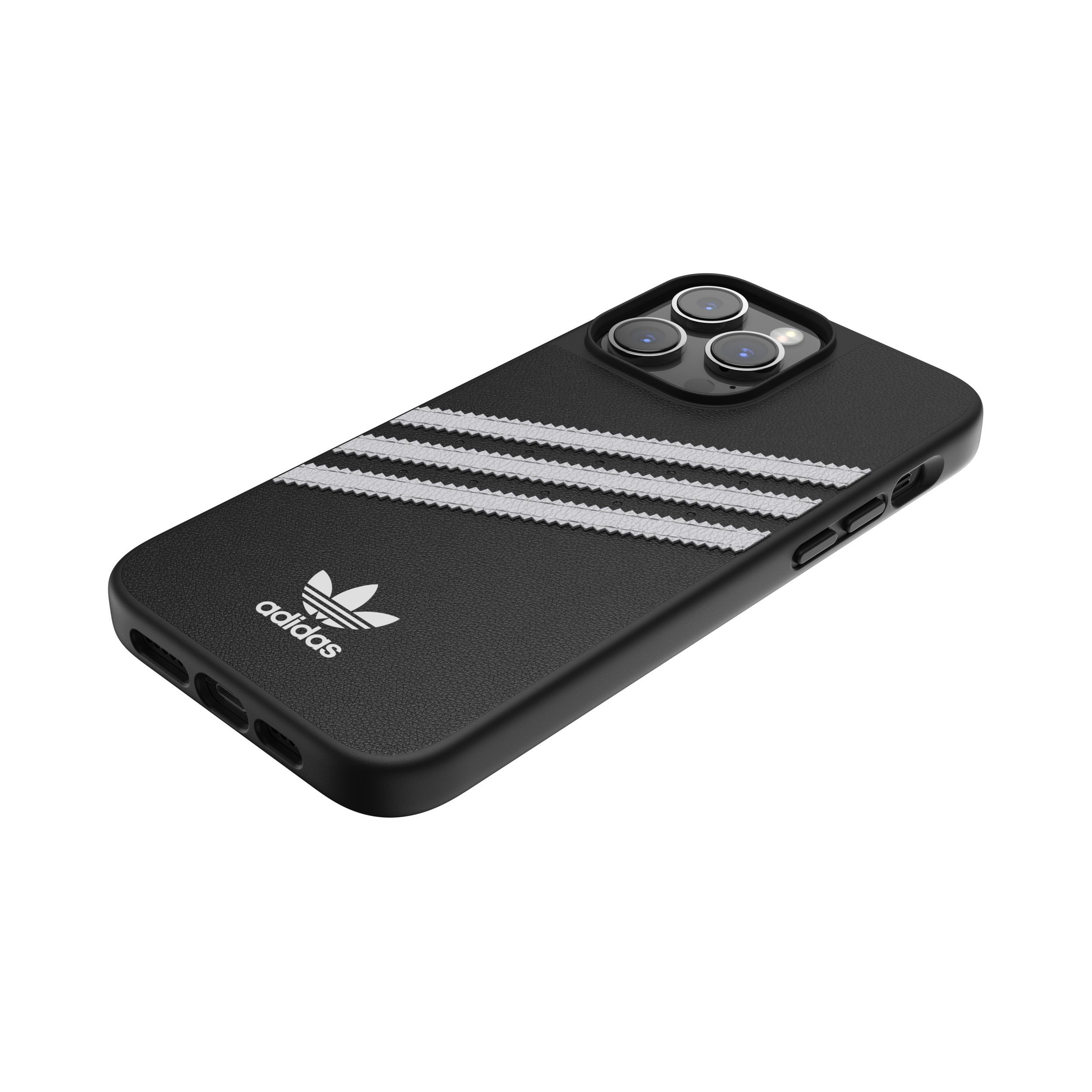 Adidas รุ่น Moulded Case PU - เคส iPhone 14 Pro Max - สี Black/White ...