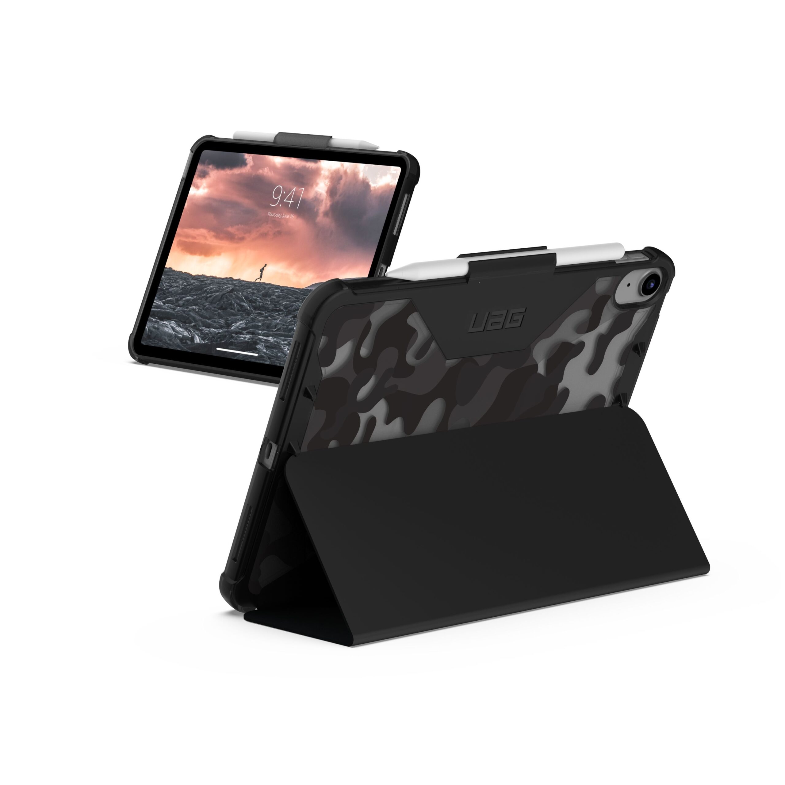 UAG รุ่น Plyo - เคส iPad 10.9" (10th Gen/2022) - สี Midnight Camo | Vgadz