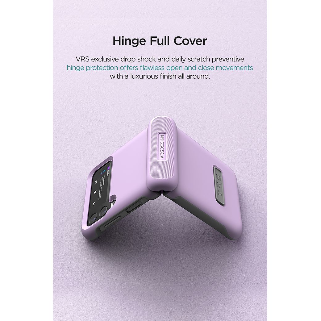 VRS รุ่น Terra Guard Modern - เคส Galaxy Z Flip 4 - สี Purple | Vgadz