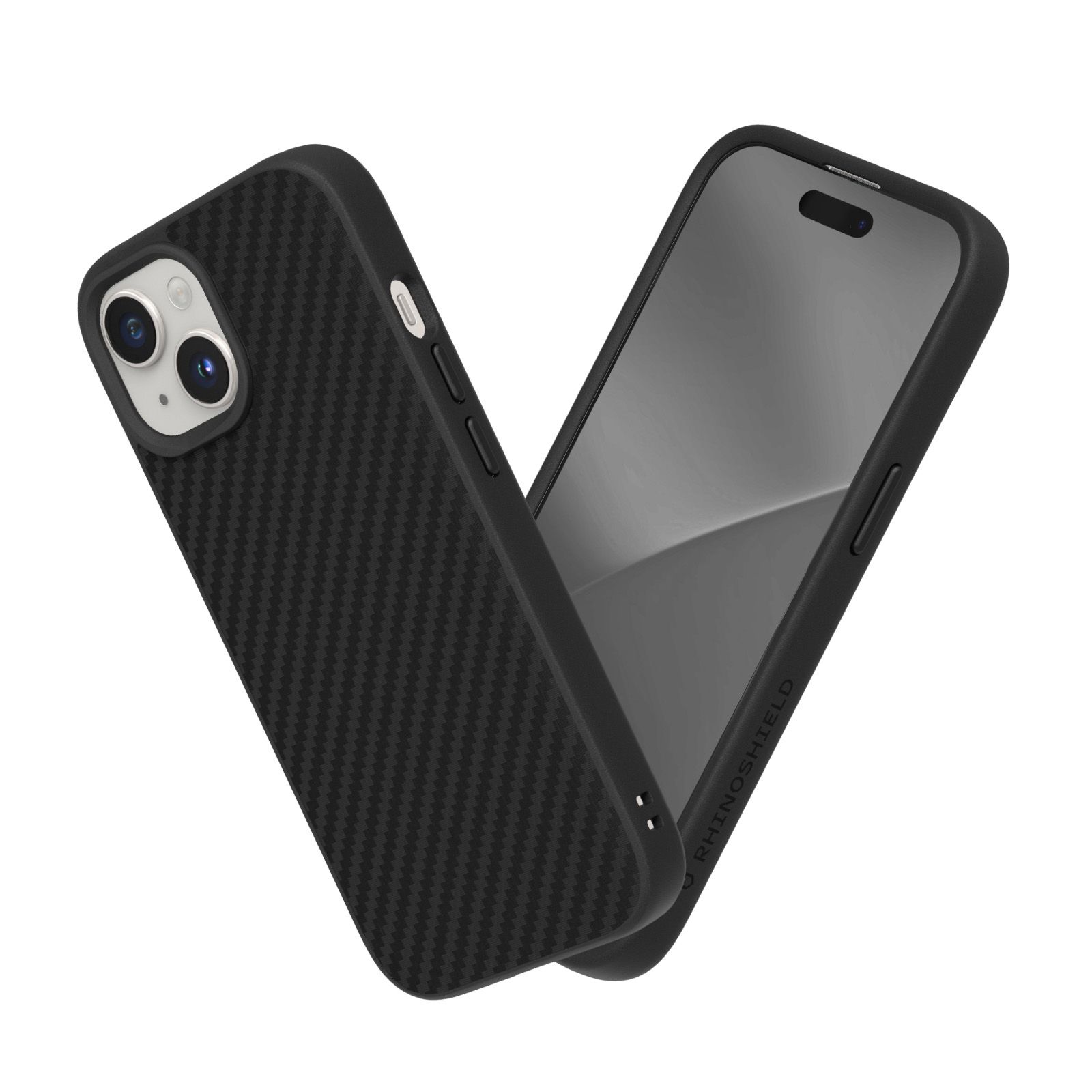 Rhinoshield รุ่น SolidSuit - เคส iPhone 15 - สี Carbon/Black | Vgadz