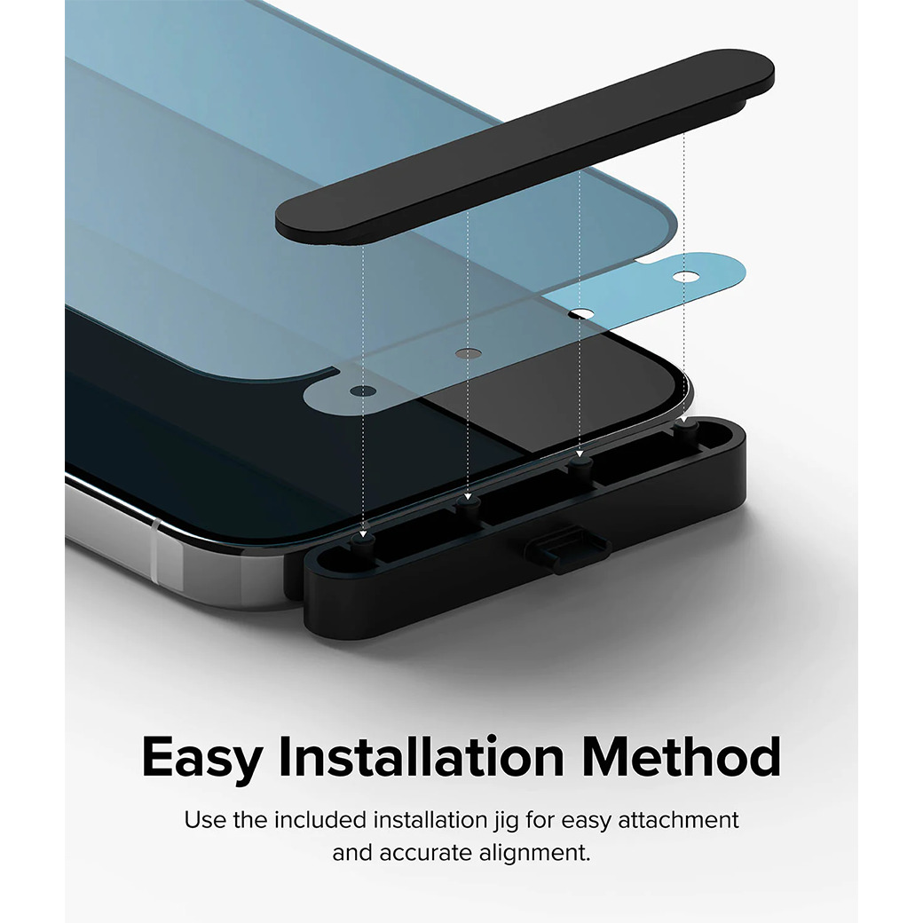 Ringke รุ่น Privacy Tempered Glass - ฟิล์มกระจก iPhone 15 Pro | Vgadz