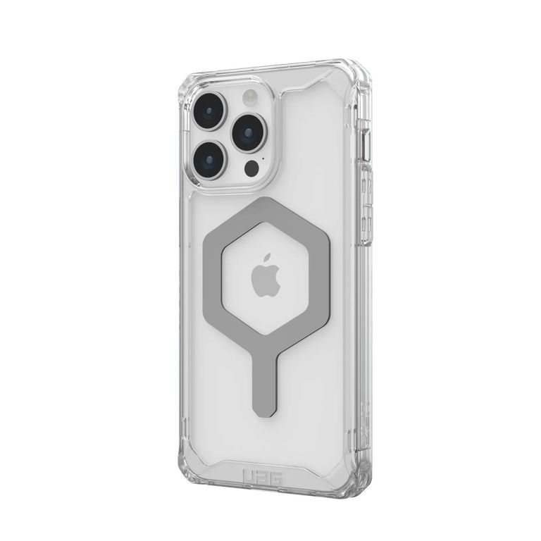UAG รุ่น Plyo MagSafe - เคส iPhone 15 Pro Max - Ice/Silver | Vgadz