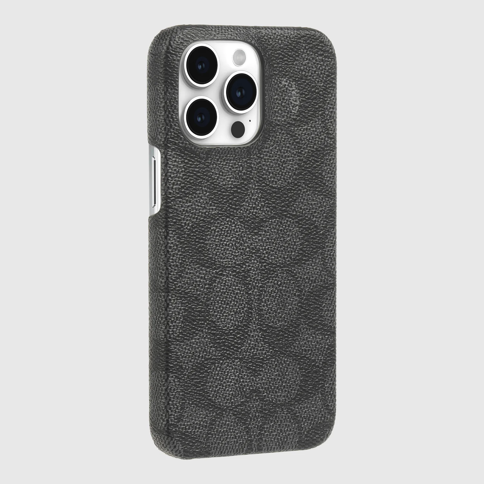 Coach รุ่น Slim Wrap - เคส iPhone 15 Pro Max - ลาย Signature C Charcoal | Vgadz