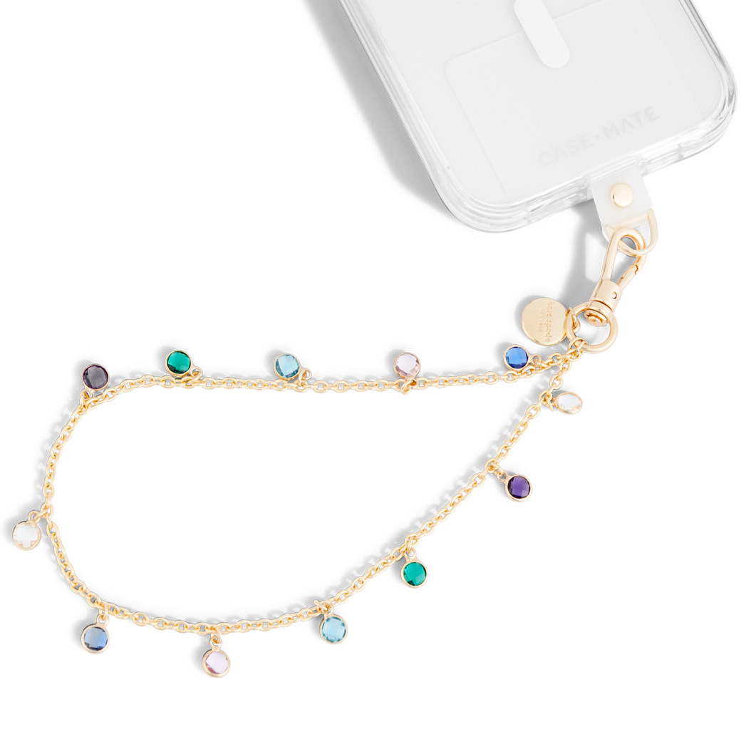 Kate Spade New York รุ่น Phone Charm - สายคล้องข้อมือ - ลาย High Shine ...