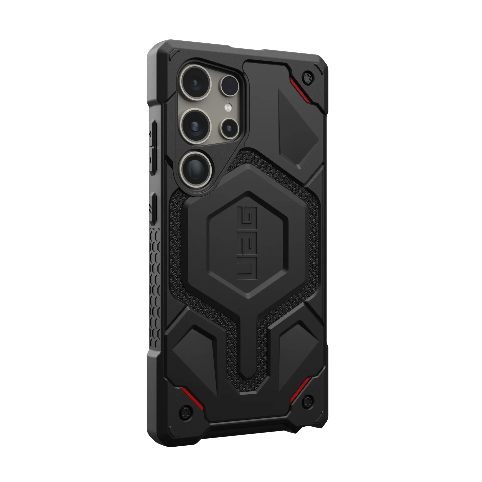 UAG รุ่น Monarch Pro - เคส Galaxy S24 Ultra - สี Kevlar Black | Vgadz