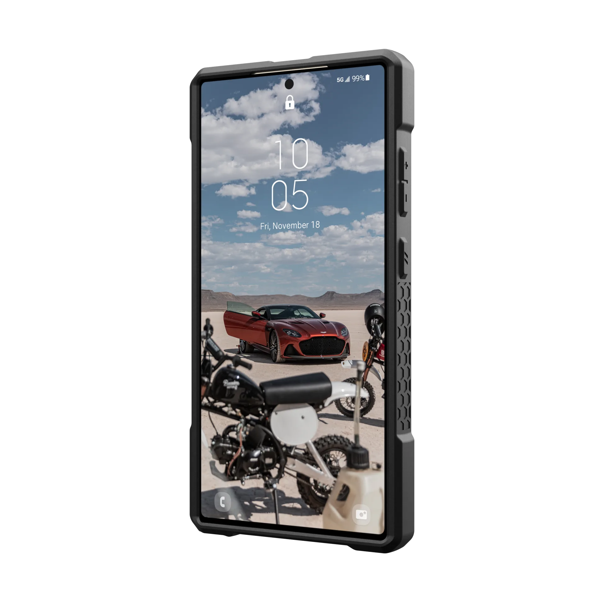 UAG รุ่น Monarch Pro - เคส Galaxy S24 Ultra - สี Crimson | Vgadz