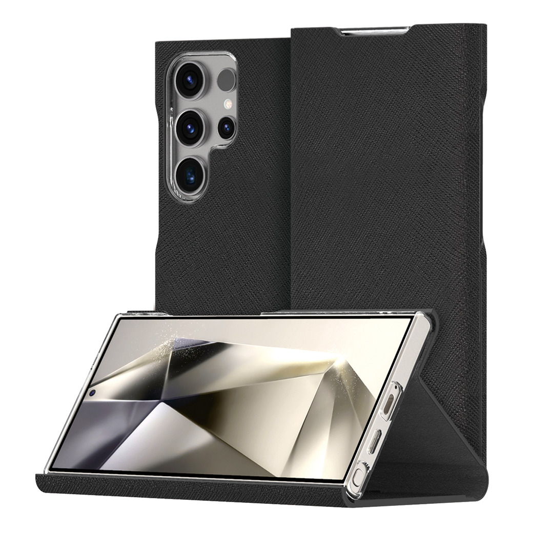Araree รุ่น Bonnet Stand - เคส Galaxy S24 Ultra - สี Black | Vgadz