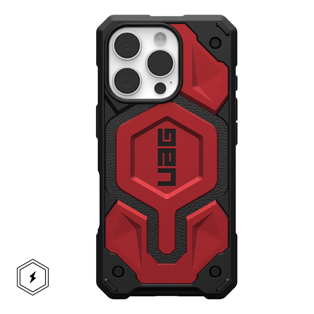 UAG รุ่น Monarch Pro - เคส iPhone 16 Pro - สี Crimson | Vgadz